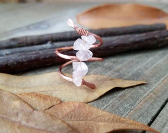 Quartz crystal ring | Etsy