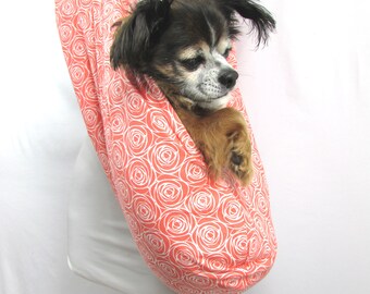 Pet carrier / Crochet dog carrier / Dog sling carrier with