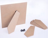 Items similar to Mild Art Photo Frame Stand Support MDF Wooden Back ...