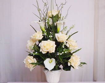 Church altar flowers | Etsy