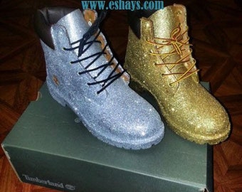 Custom timberlands | Etsy