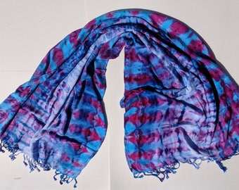 Tie dye scarf | Etsy