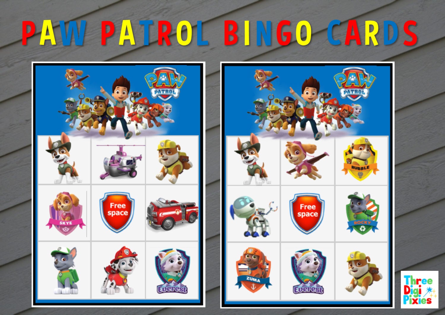 Paw Patrol Bingo Game Instructions at Michael Mahoney blog