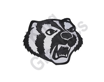 Badgers embroidery | Etsy