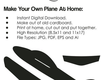 Airplane cutouts | Etsy