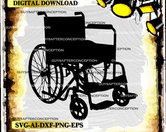 Wheelchair svg | Etsy