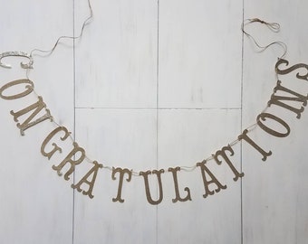 Congratulations sign | Etsy