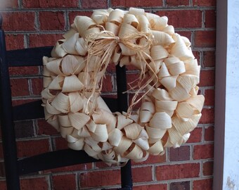 Corn husk wreath | Etsy