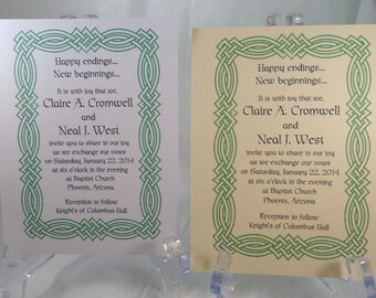 Irish invitation | Etsy