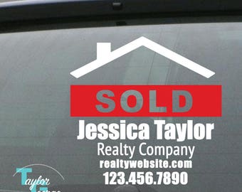 Real estate decals | Etsy