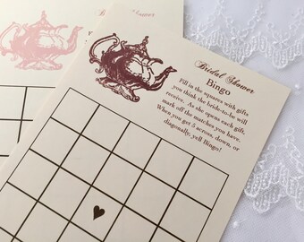 Tea party game | Etsy