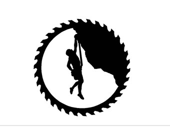 Rock climbing sign | Etsy