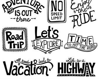 Road trip clip art | Etsy