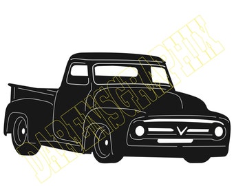 DXF File 55 Chevy Pickup