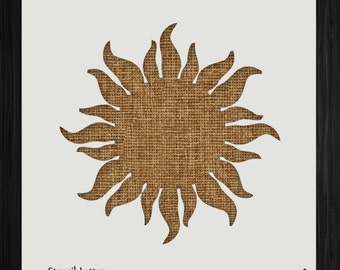 Sun stencil | Etsy