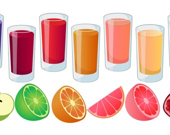 Smoothie clipart | Etsy