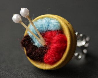 Knitting ring | Etsy