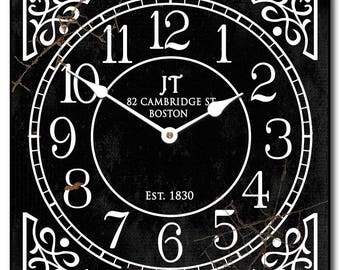 Square wall clock | Etsy