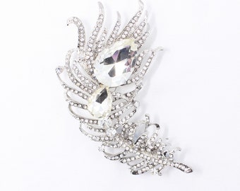 Rhinestone brooches | Etsy