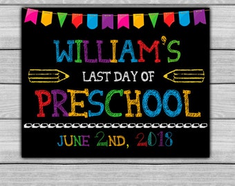 Preschool sign | Etsy