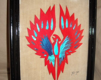 Phoenix bird art | Etsy