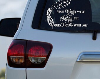 Memorial decal | Etsy