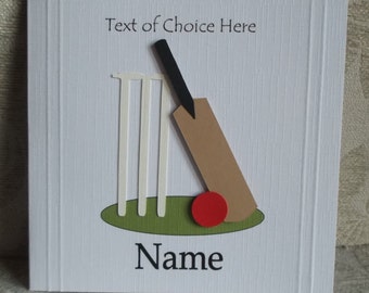 Cricket card | Etsy
