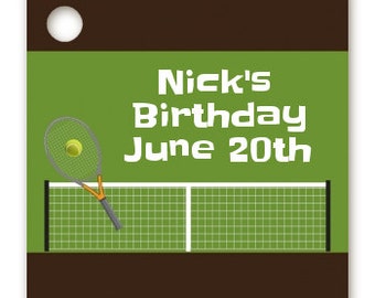 Music Notes Piano Birthday Party Custom Favor Tags Set of