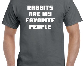 Rabbit tshirt | Etsy