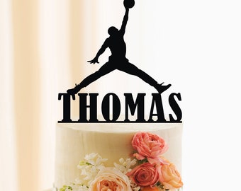 Jordan cake topper | Etsy