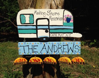 Campground Signs Camping Party Printables Instant Digital