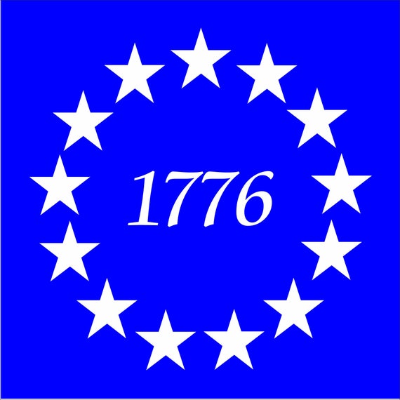 1776 American Flag Coloring Page