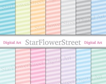 Instant Download Chevron Polka Dot Digital Paper Scrapbook