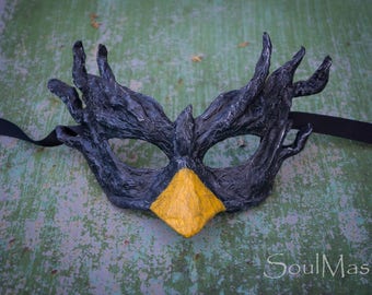 Crow mask | Etsy