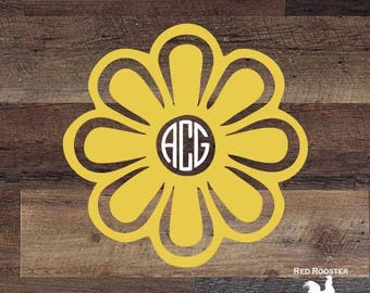 Daisy decal | Etsy