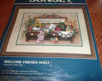 Vintage needlepoint | Etsy