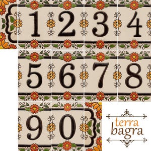 Ceramic house number | Etsy