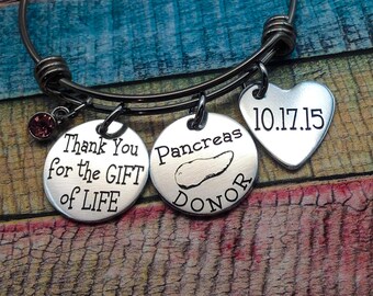 Organ Donor Keychain Living Donor Gift Cancer awareness
