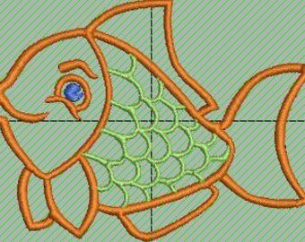 Fish appliques | Etsy