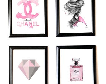 Chanel art | Etsy