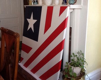 Barn quilt flag | Etsy