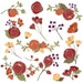 Emma Floral Bunches Clipart & Vectors fall flowers autumn