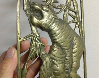 Brass wall hanging | Etsy