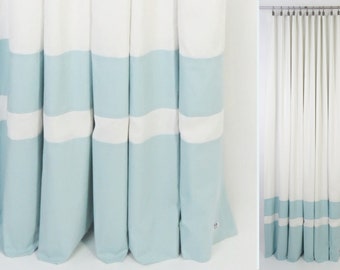 Color block curtains | Etsy