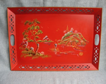 Oriental tray | Etsy