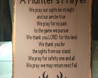 Hunters prayer | Etsy