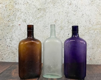 Antique bottles | Etsy