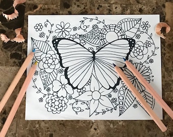 eating disorder recovery printable adult coloring page