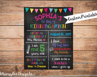 First Day Of School Printable Chalkboard Tags Motivational