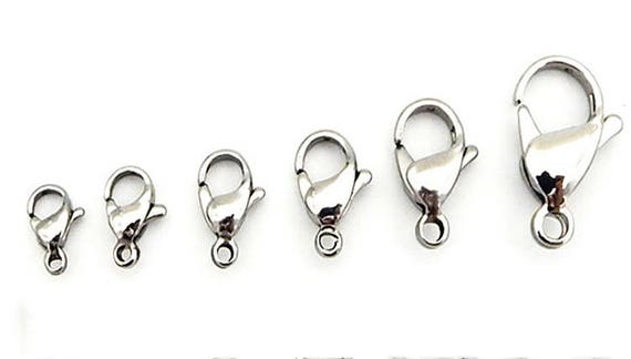 Stainless Steel Lobster Claw Clasp Parrot Jewelry Making